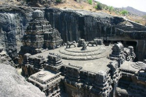 1200 years old ancient hindu temple carved entirely from a single rock