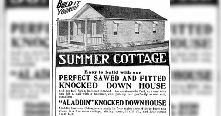Sears Sold DIY Mail Order Homes that Could Be Assembled in 90 Days