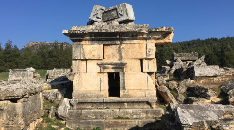 Turkey's "Gate To Hell," A Temple With A Stone Doorway Leading To