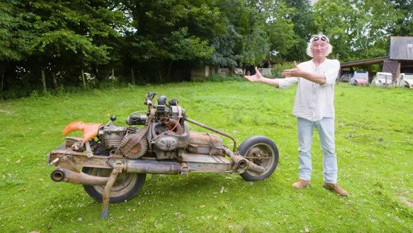 A Man Built A Motorcycle From A Citroen