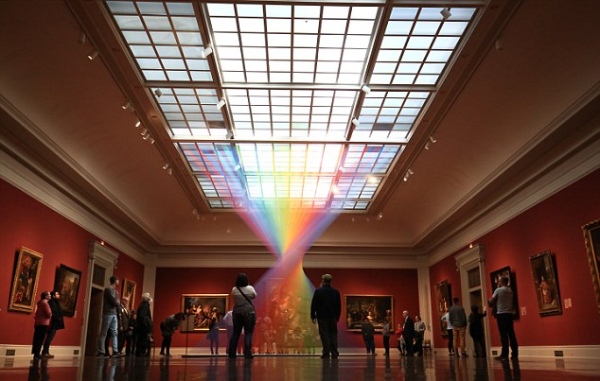 Artist Gabriel Dawe Has Made This Rainbow Out of Thread