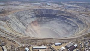The Mir Mine, the Second Largest Man-made Pit in the World
