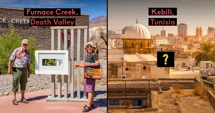 15 Hottest Places on Earth with Highest Recorded Temperatures